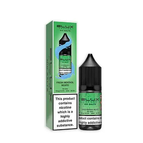 Fresh Menthol Mojito Nic Salt by Elux Legend – Ape Vapes Fresh Menthol Mojito Nic Salt by Elux Legend – Ape Vapes