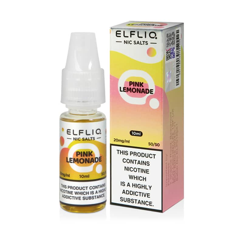 Pink Lemonade Nic Salt by Elf Bar Elfliq | Ape Vape Isle of Wight