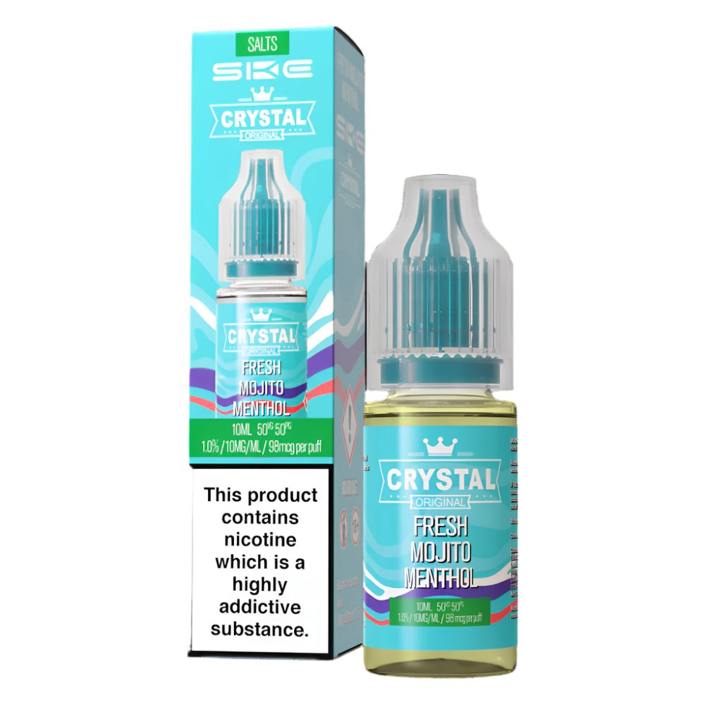 Fresh Menthol Mojito 10ml Nic Salt by SKE Crystal V2 | Ape Vape Isle of ...
